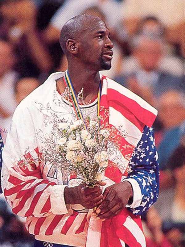 Michael Jordan American Flag Jacket | MJ US flag jacket