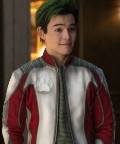 Titans S3 Gar Logan Jacket | Beast Boy Leather Jacket Costume