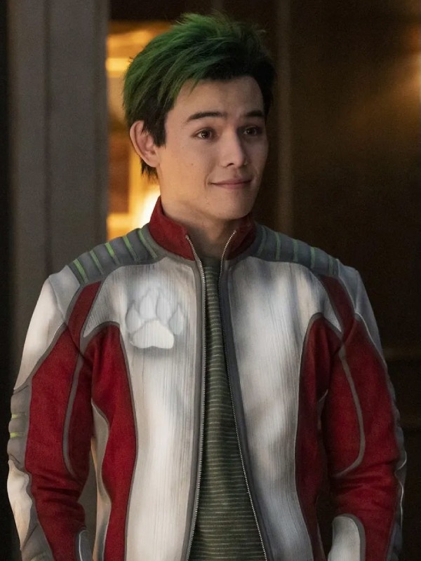 Titans S3 Gar Logan Jacket | Beast Boy Leather Jacket Costume