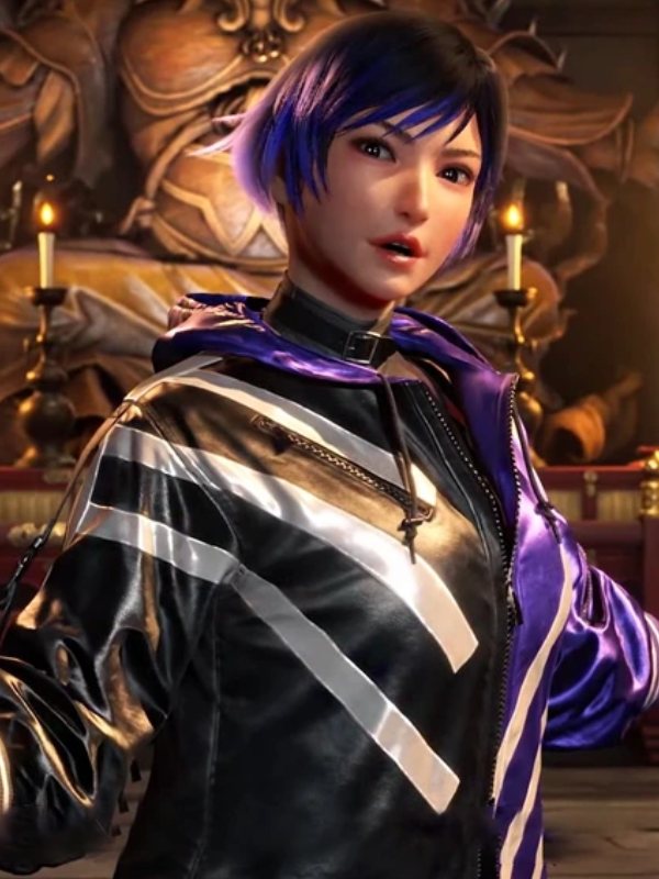 Tekken 8 Reina Mishima Jacket | Tekken Purple Lightning Outfit