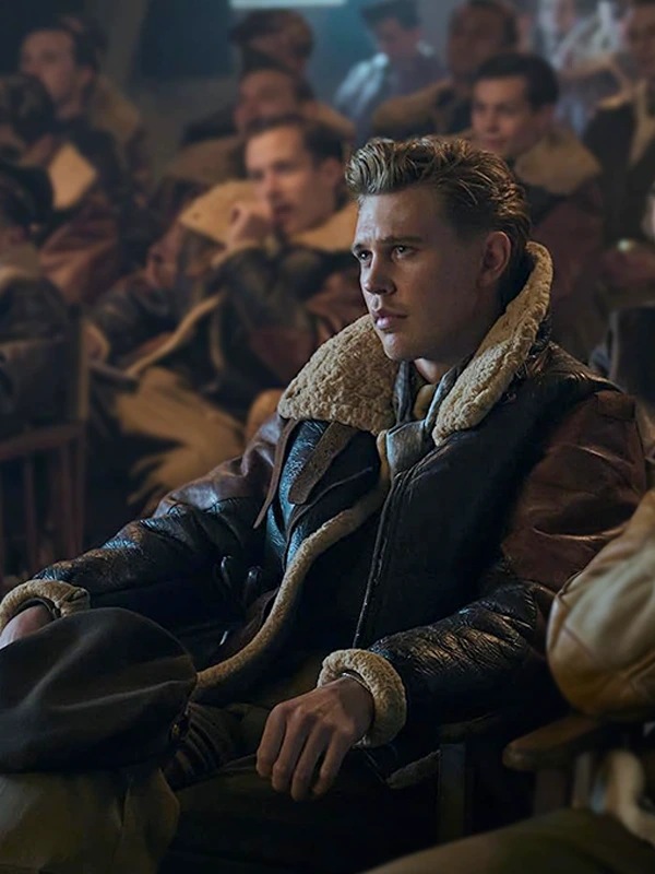 Masters Of The Air Austin Butler Leather Jacket | Repro Aero Type B-3 ...