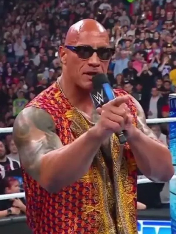 The Rock WWE Smackdown Vest | The Rock Versace Vest