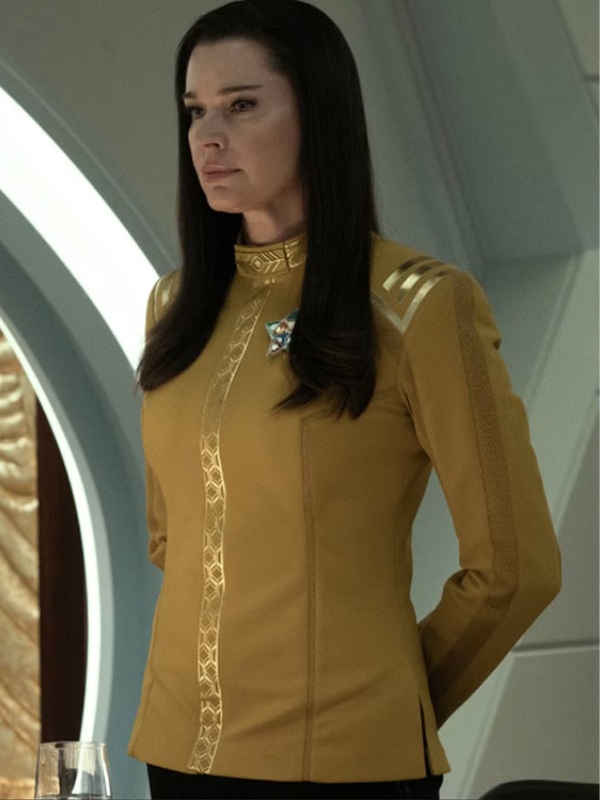 SNW Una Chin-Ri­ley Yellow Jacket | Starfleet yel­low uni­form Number One