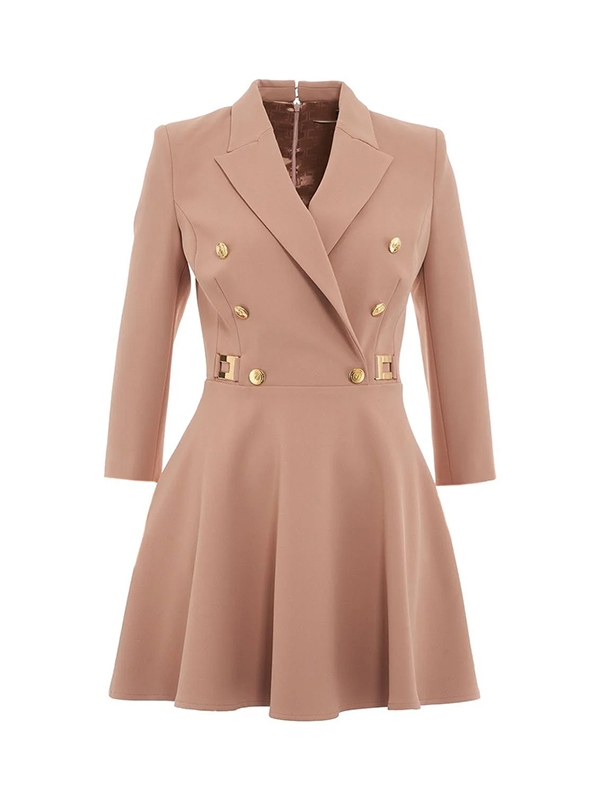 Beauty in Black 2024 Crystle Stewart Blazer Dress | Coat Dress Gored Skirt