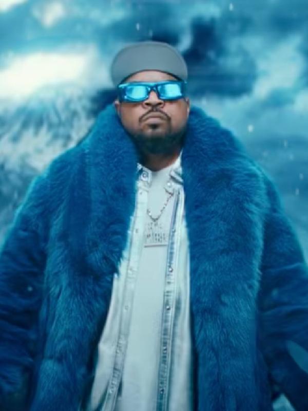 It's My Ego Ice Cube Fur Coat | Fur Coat Royal Blue
