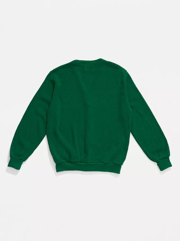 Shrinking S2 Lukita Maxwell Green Cardigan | Tone-on-Tone Wool Cardigan