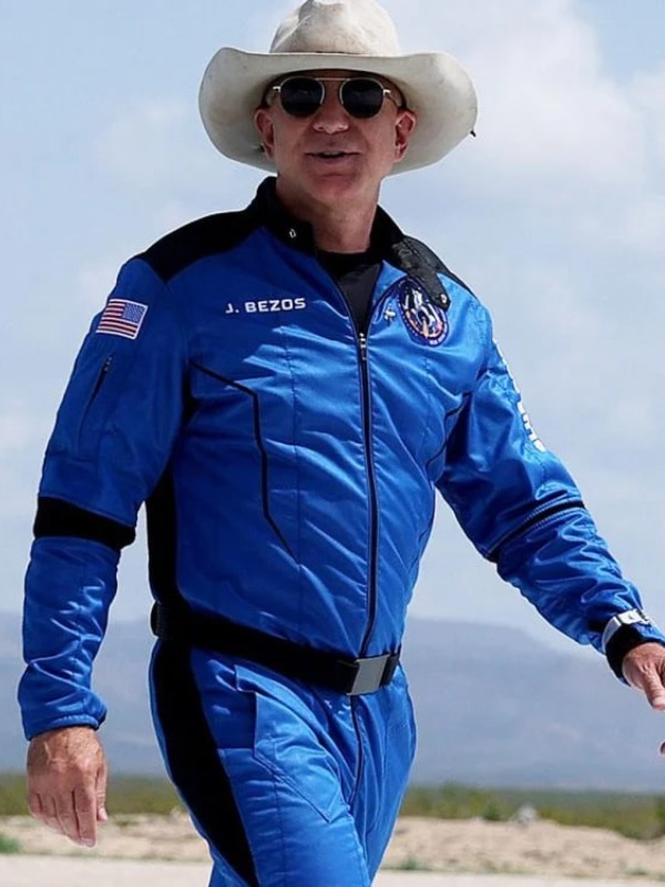 Jeff Bezos Blue Spacesuit | Blue Origin Flight Suit