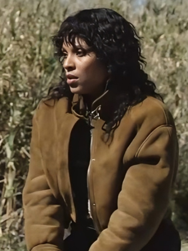 Last Bullet 2025 Stéfi Celma Brown Jacket | Short Bomber Style Jacket