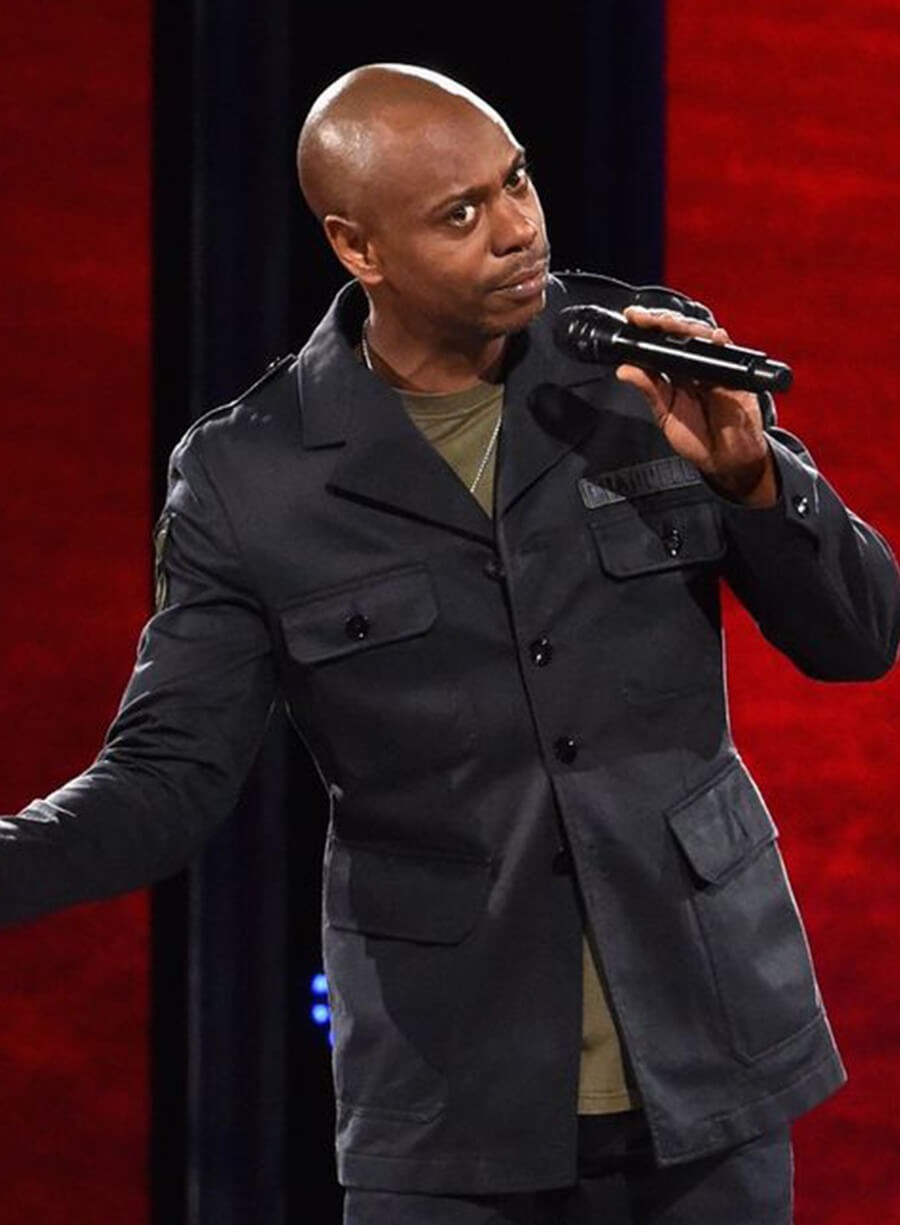 Dave Chappelle Black Cotton Jacket - Paragon Jackets