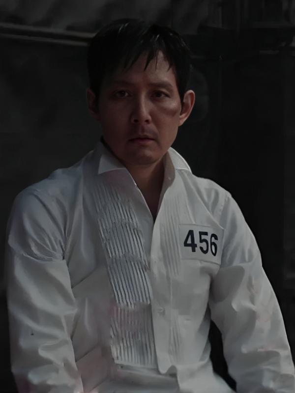 Squid Game S3 Seong Gi-hun Dress Shirt | Pleated-Bib Tuxedo Shirt