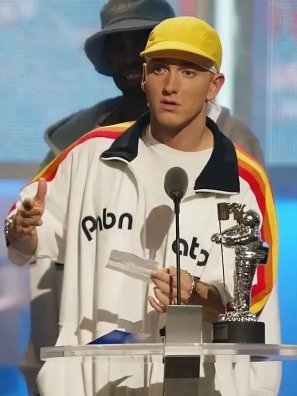 Vmas 2002 Eminem PnB Nation White Jacket | Y2K Streetwear Jacket