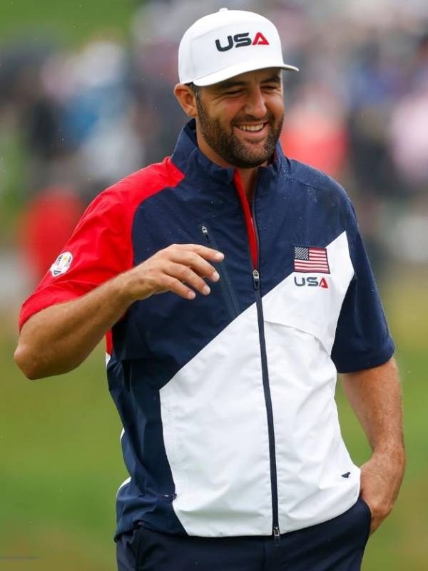 Ryder Cup 2025 Scottie Scheffler Rain Jacket | U.S. Ryder Cup Uniform ...