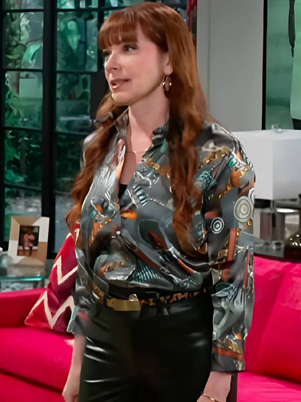 Beyond the Gates Cady McClain Printed Blouse | Multi Mix Western Chain ...