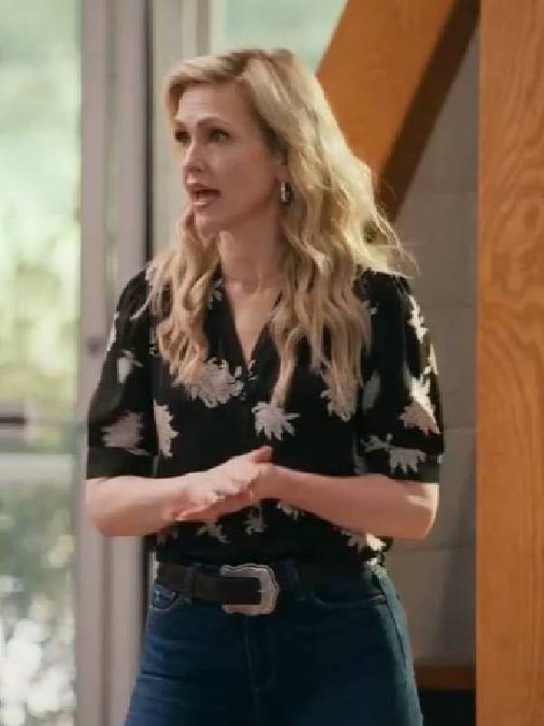 Stumble 2025 Jenn Lyon Floral Blouse | Peony Print Airflow SS Blouse