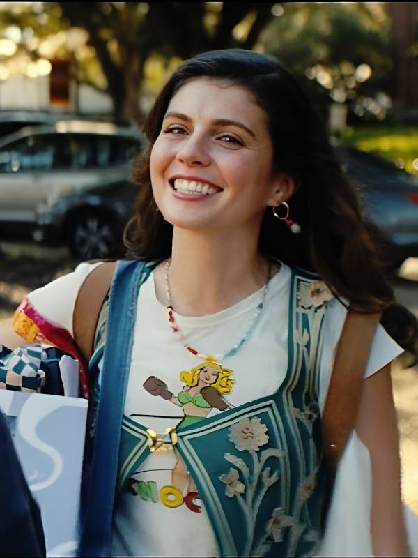 People We Meet on Vacation 2026 Emily Bader Embroidered Bustier Top In ...