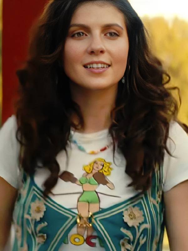 People We Meet on Vacation 2026 Emily Bader Embroidered Bustier Top In ...